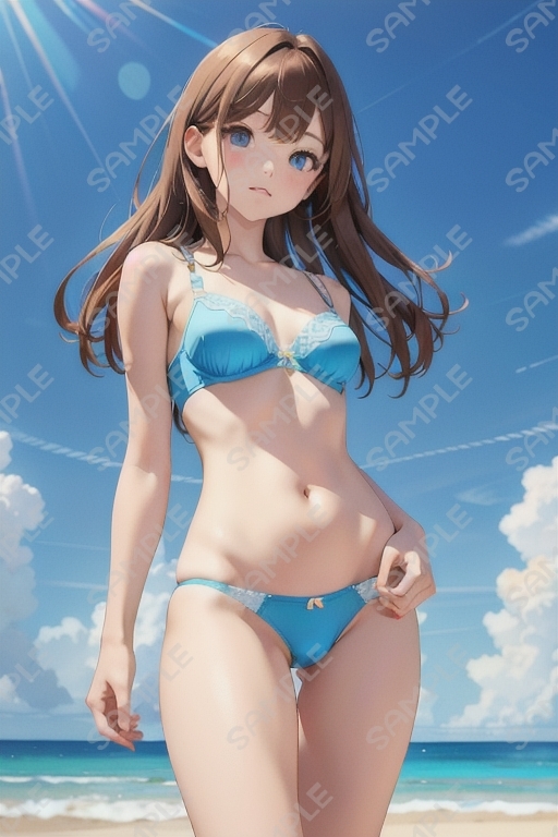 Yahoo!オークション - A048【一点物】AIアート A4ポスター セクシー美...