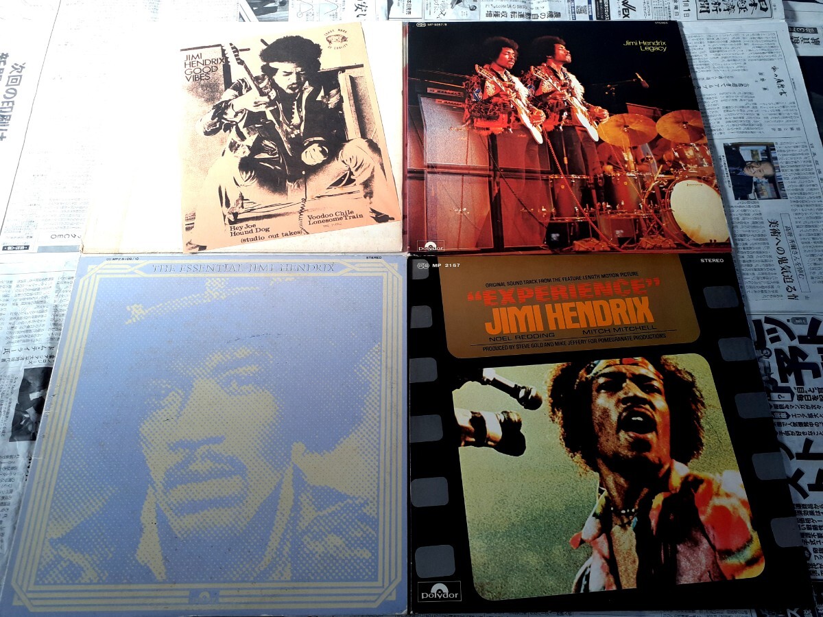 Yahoo!オークション - ジミ・ヘンドリックスLP9枚(見本盤ブート有)LD3...
