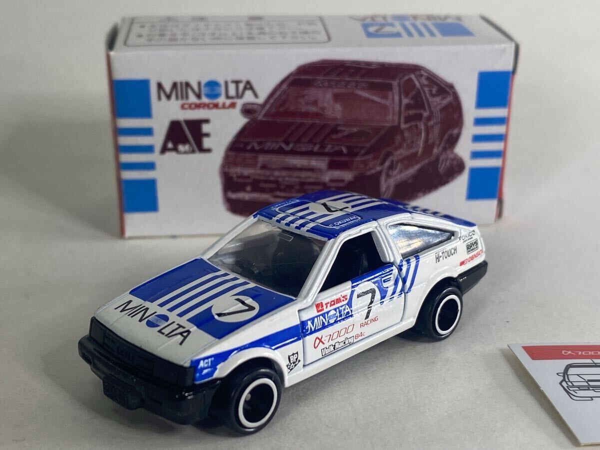 トミカ 78-4 トヨタ カローラ レビン AE 86 レーシング仕様 MINOLTA(乗用車)｜売買されたオークション情報、yahooの商品情報をアーカイブ公開 - オークファン ...