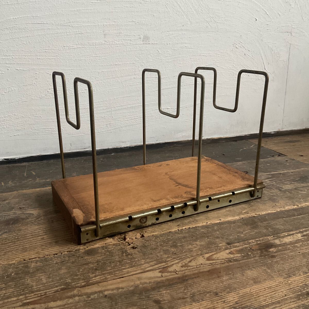 Yahoo!オークション - R07/ビンテージ 本立て ブックシェルフ 本棚 ブ...