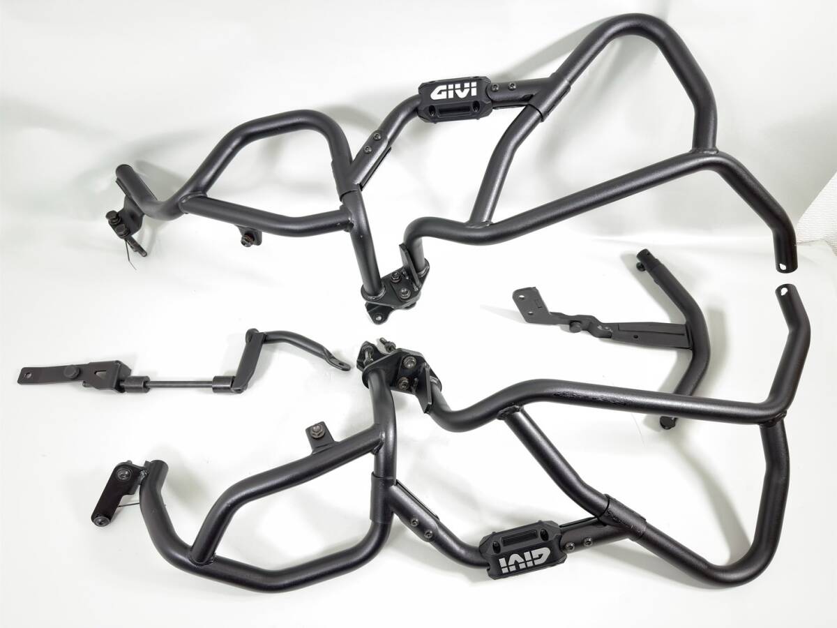 Yahoo!オークション - y07 GIVI エンジンガード アッパー ロワー スラ...