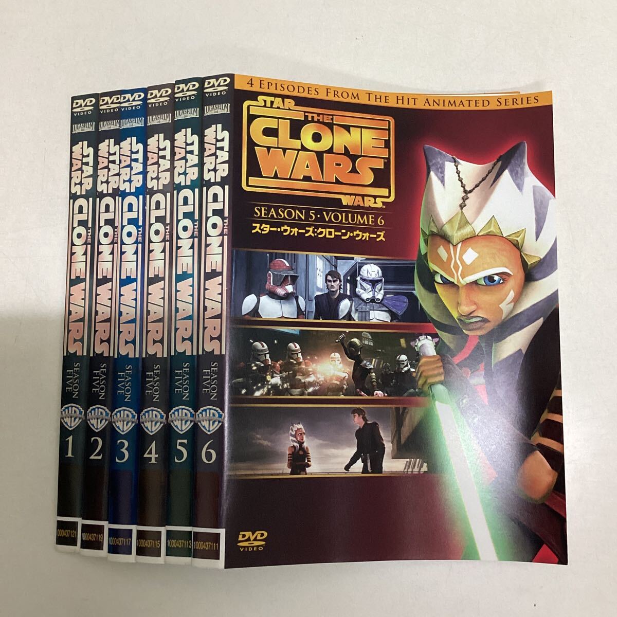 Yahoo!オークション - 【A93】6枚セット DVD スターウォーズクローンウ...
