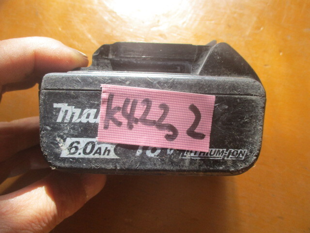 Yahoo!オークション - k4232 マキタ BL1860B 18V