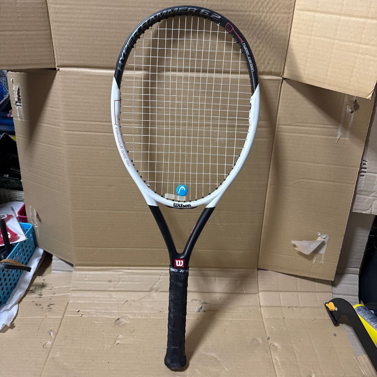 Yahoo!オークション - あ-7859）中古 テニスラケット wilson HYPER HAM...