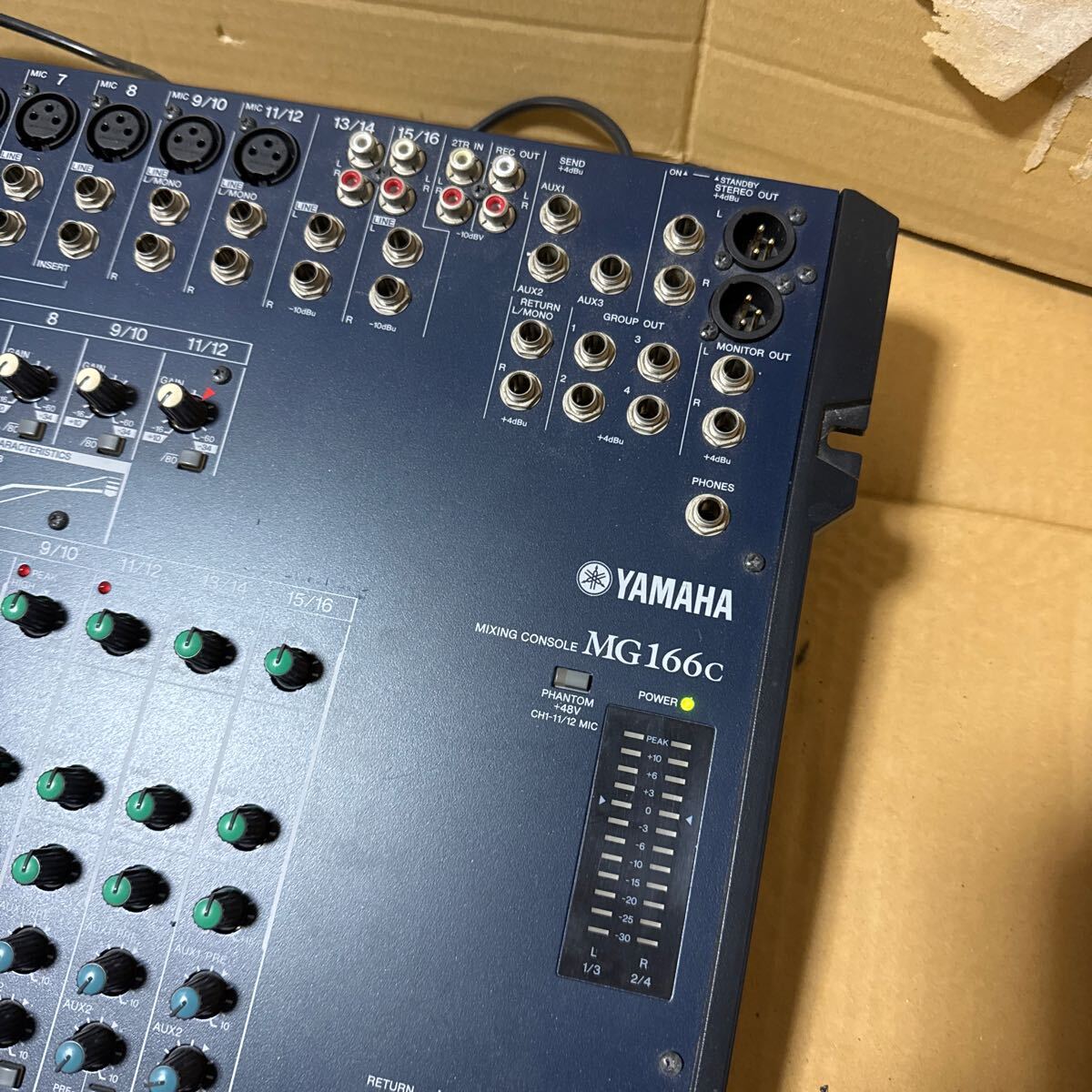 Yahoo!オークション - A2）YAMAHA MG166C アナログミキサー通電のみ確...