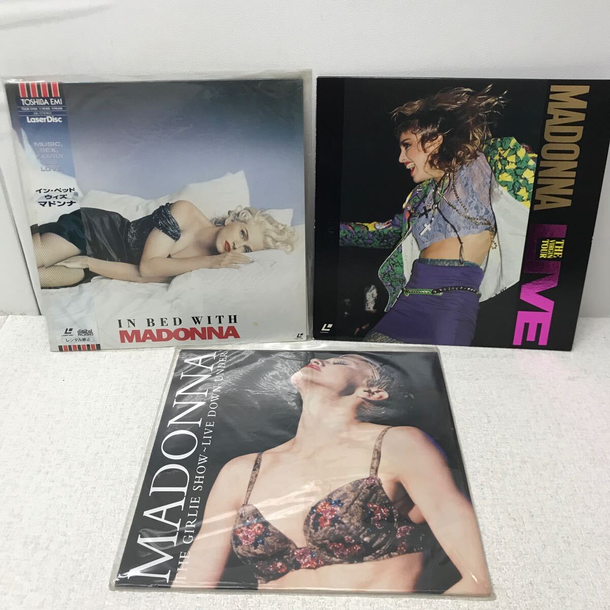 Yahoo!オークション - I1106A3 マドンナ MADONNA LD レーザーディスク ...