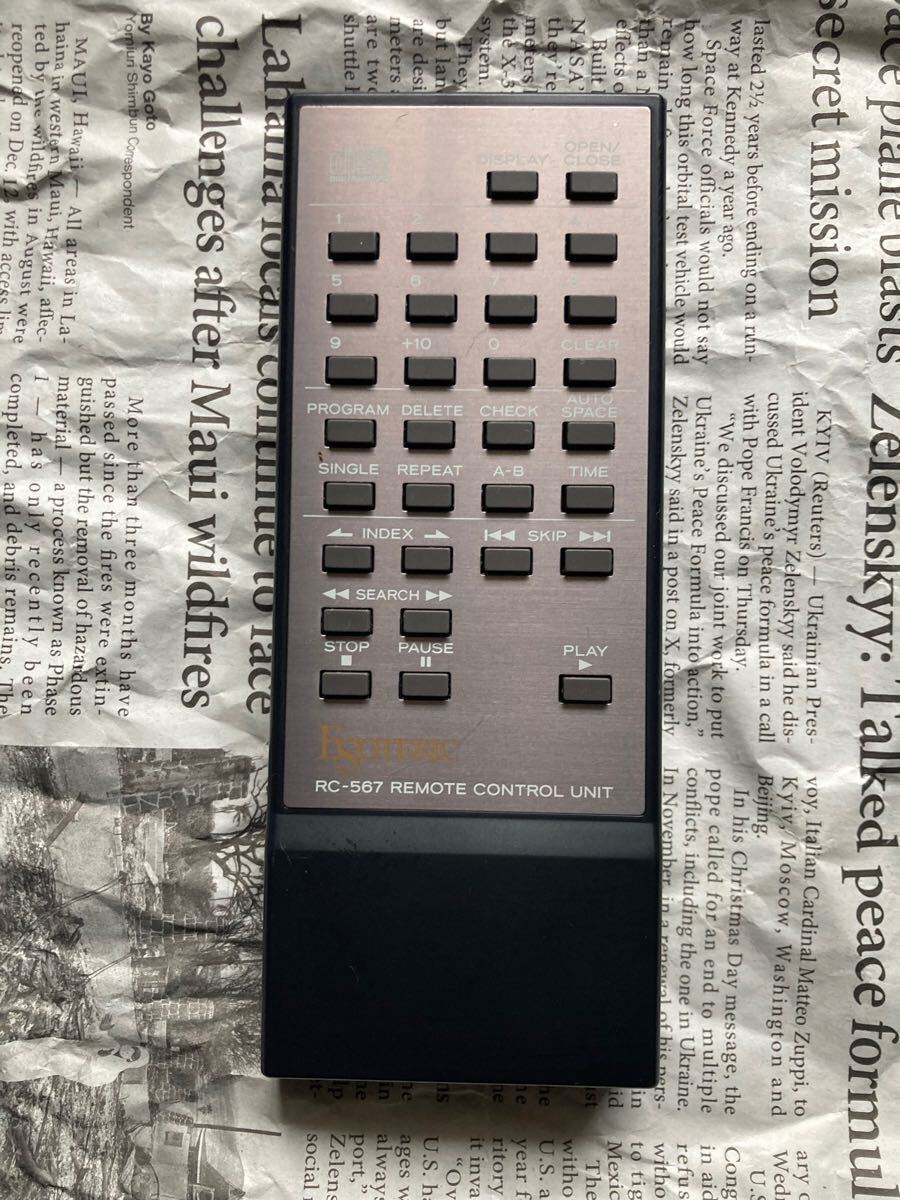 Yahoo!オークション - リモコン ESOTERIC RC-567 エソテリック オーデ...