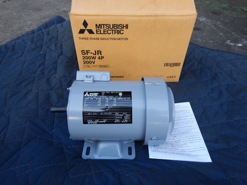 Yahoo!オークション - 即決税0円未使用品三菱三相モートルSF-JR 0.2kw ...
