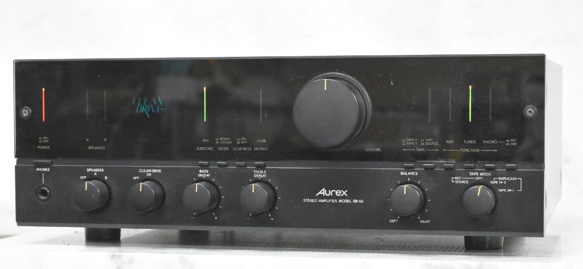 ジャンク Aurex SB-66 プリメインアンプ オーレックス(その他)｜売買されたオークション情報、yahooの商品情報をアーカイブ公開 - オークファン（aucfan.com）