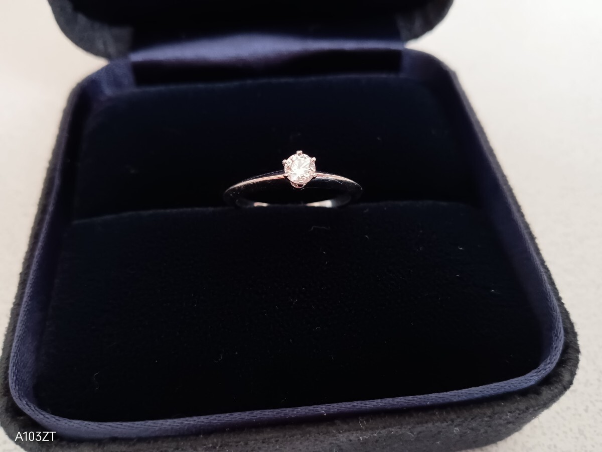 Yahoo!オークション - ティファニー TIFFANY ソリティア リング 指輪 p...