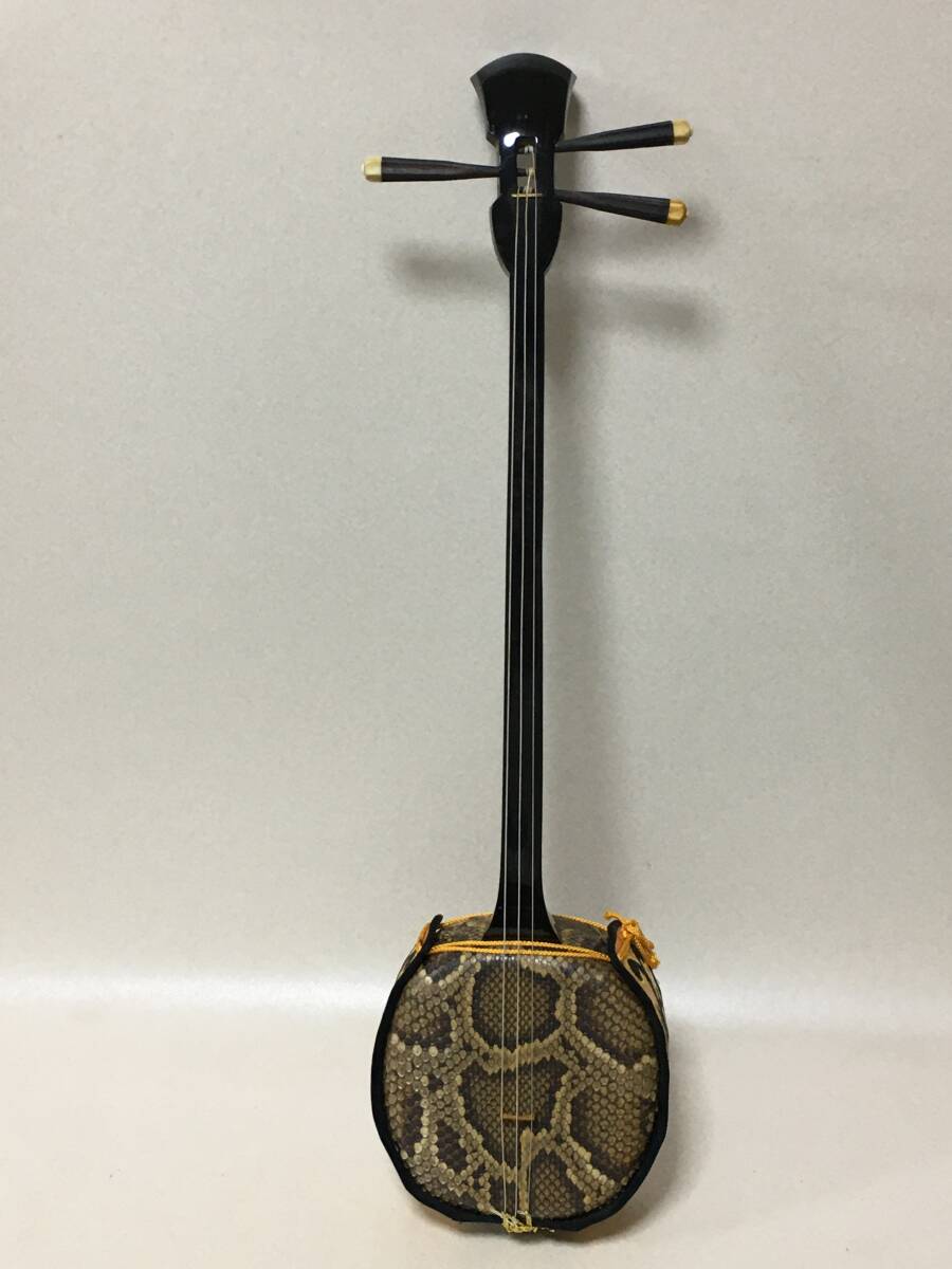 Yahoo!オークション - 【C845】三線 蛇皮 沖縄 琉球