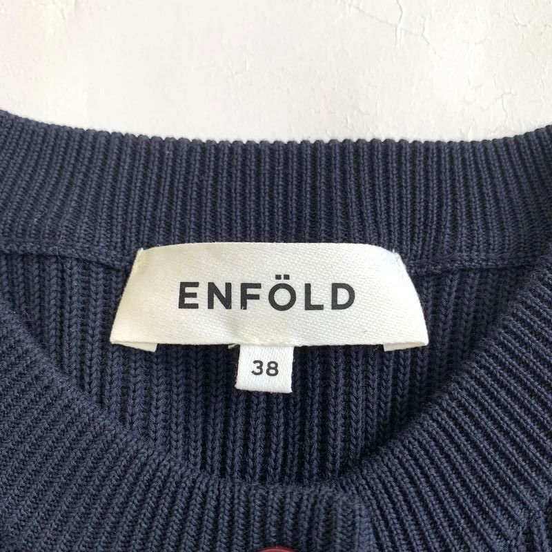 Yahoo!オークション - ENFOLD エンフォルド 21AW マルチカラーニットカ...