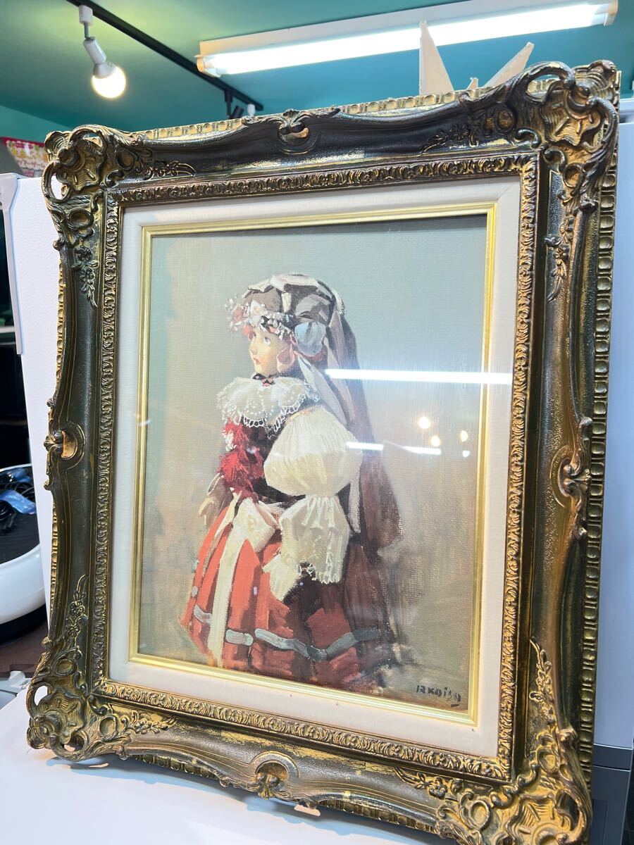 詳細不明 絵画 油絵 インテリア 書 (2) 額装 人物画 - 置物 詳細不明 絵画 油絵 インテリア 書 (2) 額装 人物画 - 置物