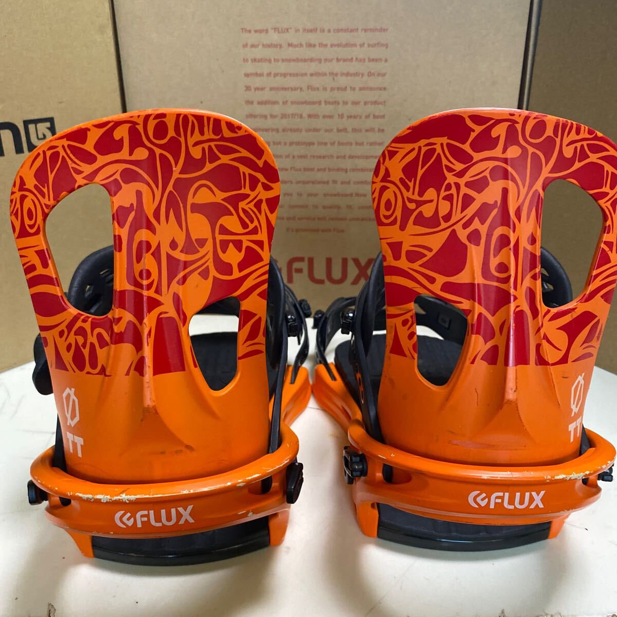 Yahoo!オークション - 程度良好 FLUX フラックス スノーボード バイン...