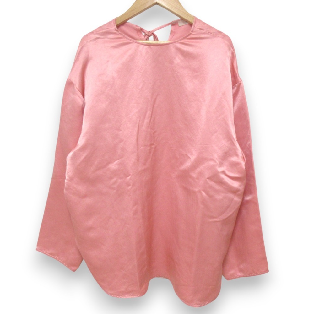 Yahoo!オークション - 美品 24SS yori ヨリ アセテートサテンロンTeeブ...