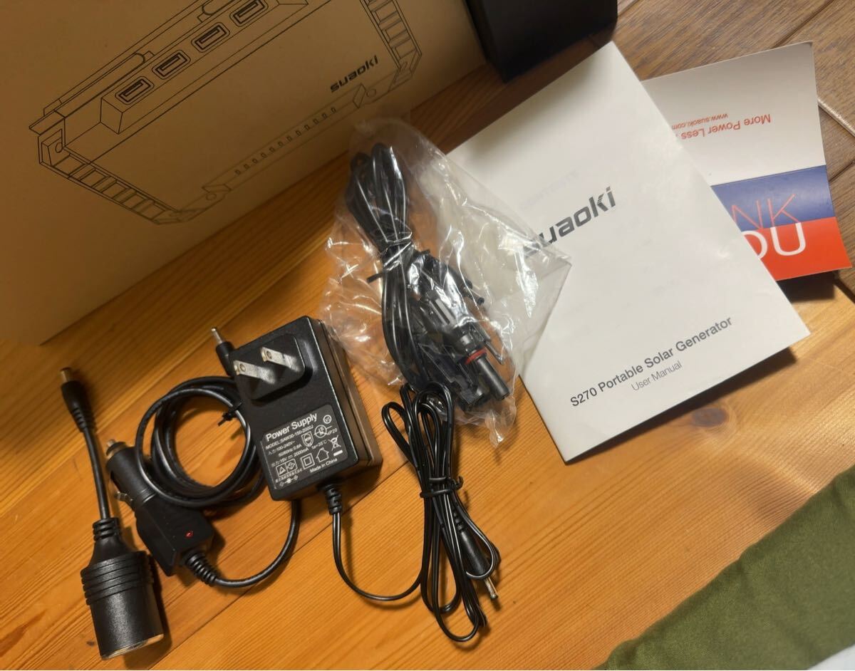 Yahoo!オークション - suaoki S270 ポータブル電源 スアオキ ポータブ...