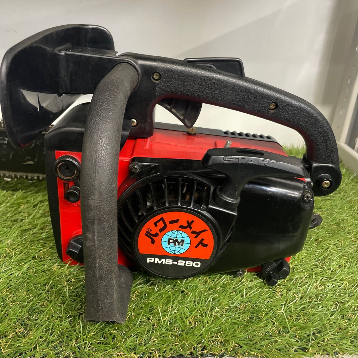 Yahoo!オークション - ジャンク パワーメイト エンジンチェンソー PMS-...