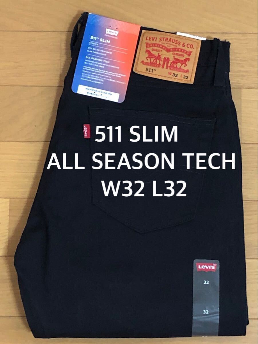 Yahoo!オークション - Levi's 511 SLIM FIT MINERAL BLACKSORBTEK WT W...