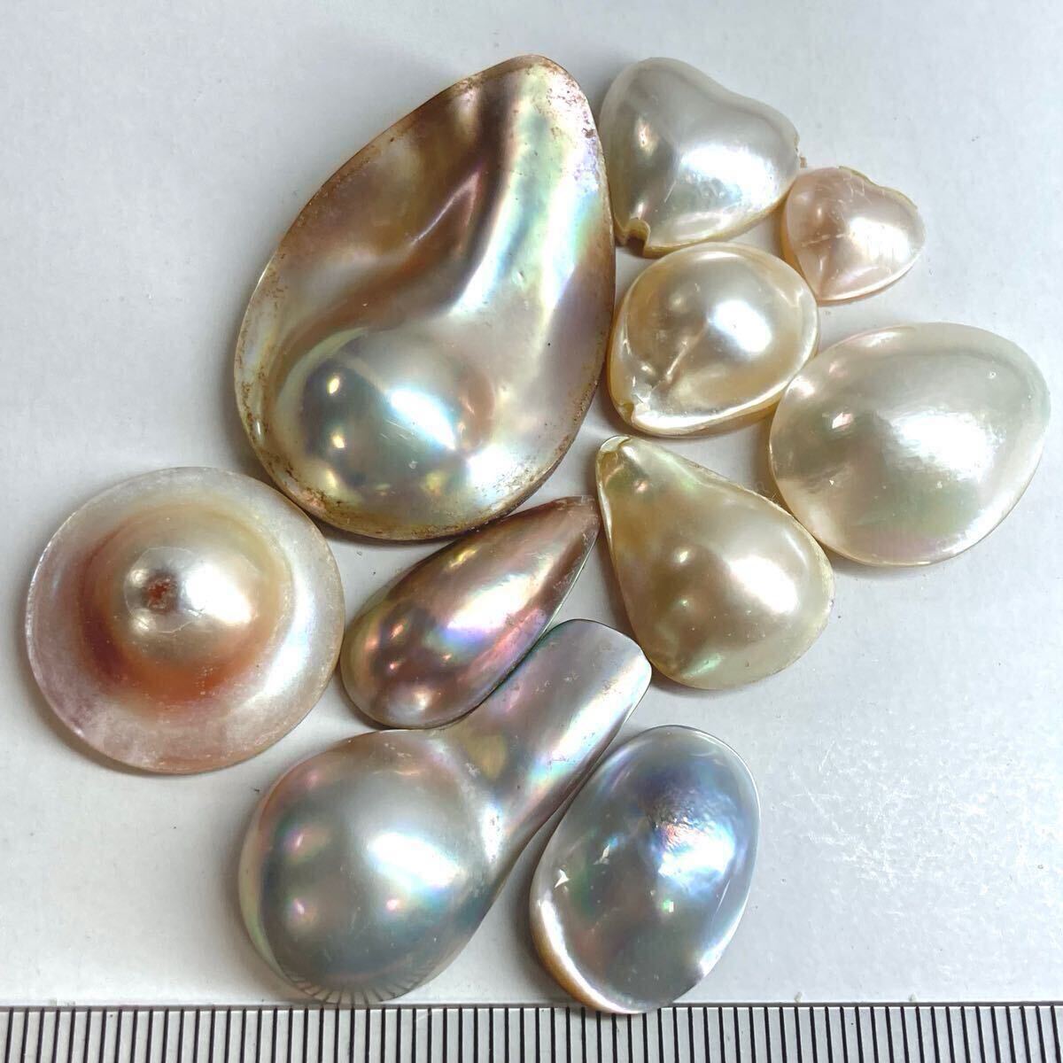 Yahoo!オークション - 変形 (マベパールおまとめ142.5ct)n 約28.5g ル...