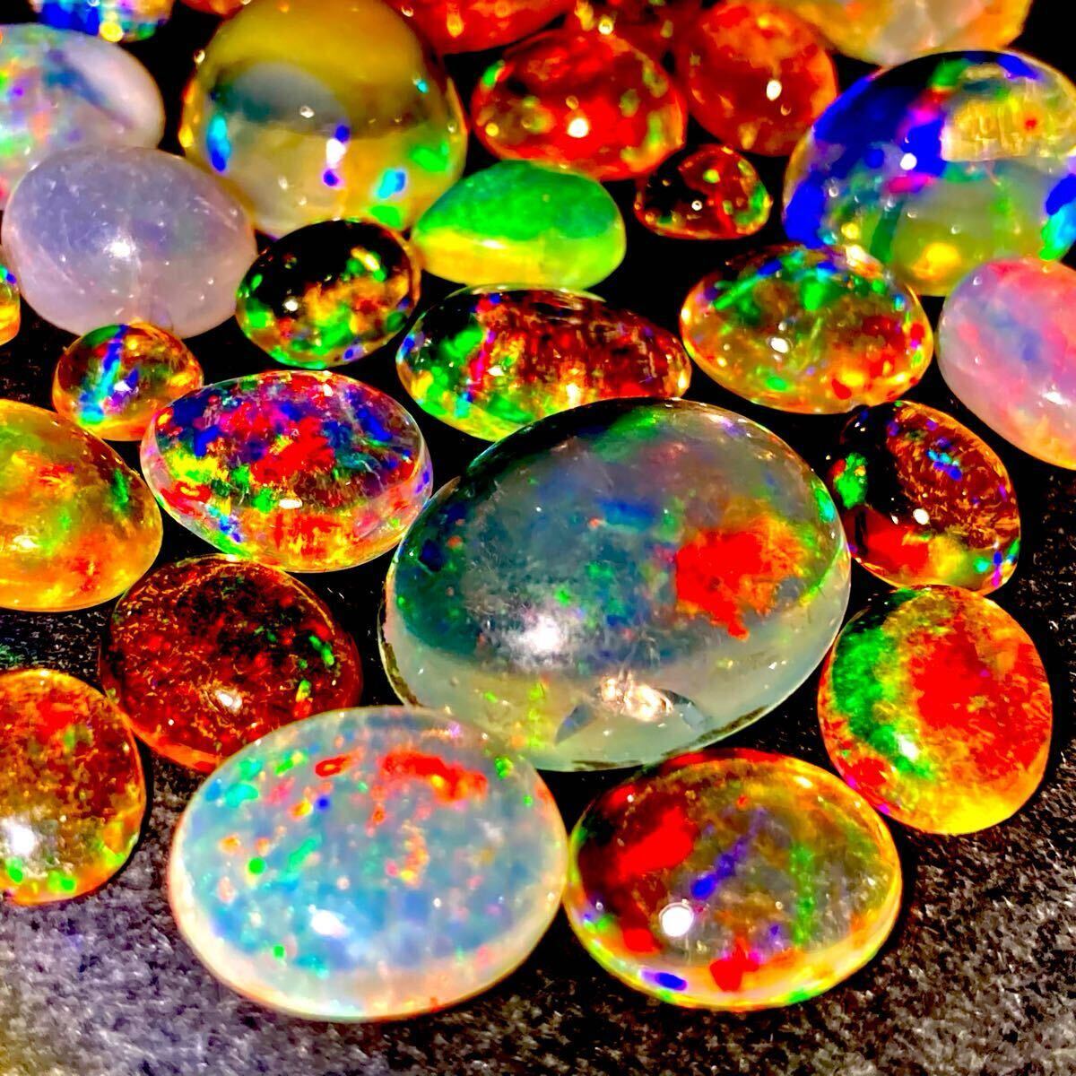 Yahoo!オークション - 1円〜 遊色効果 (天然オパールおまとめ51.5ct)n ...