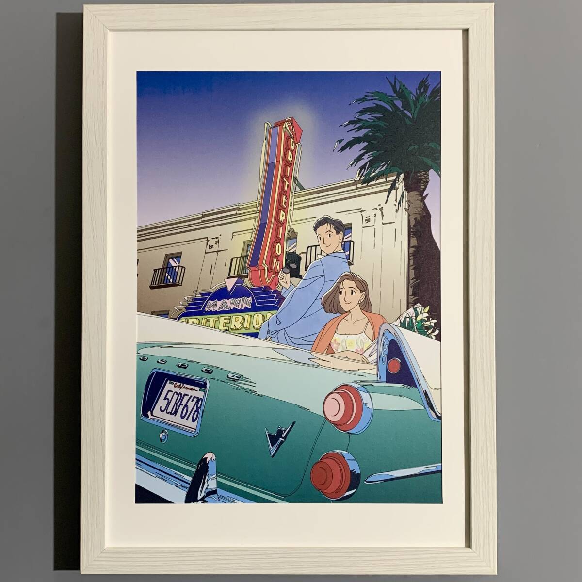 Yahoo!オークション - わたせせいぞう 「Under the Venus 1998」/A4額...