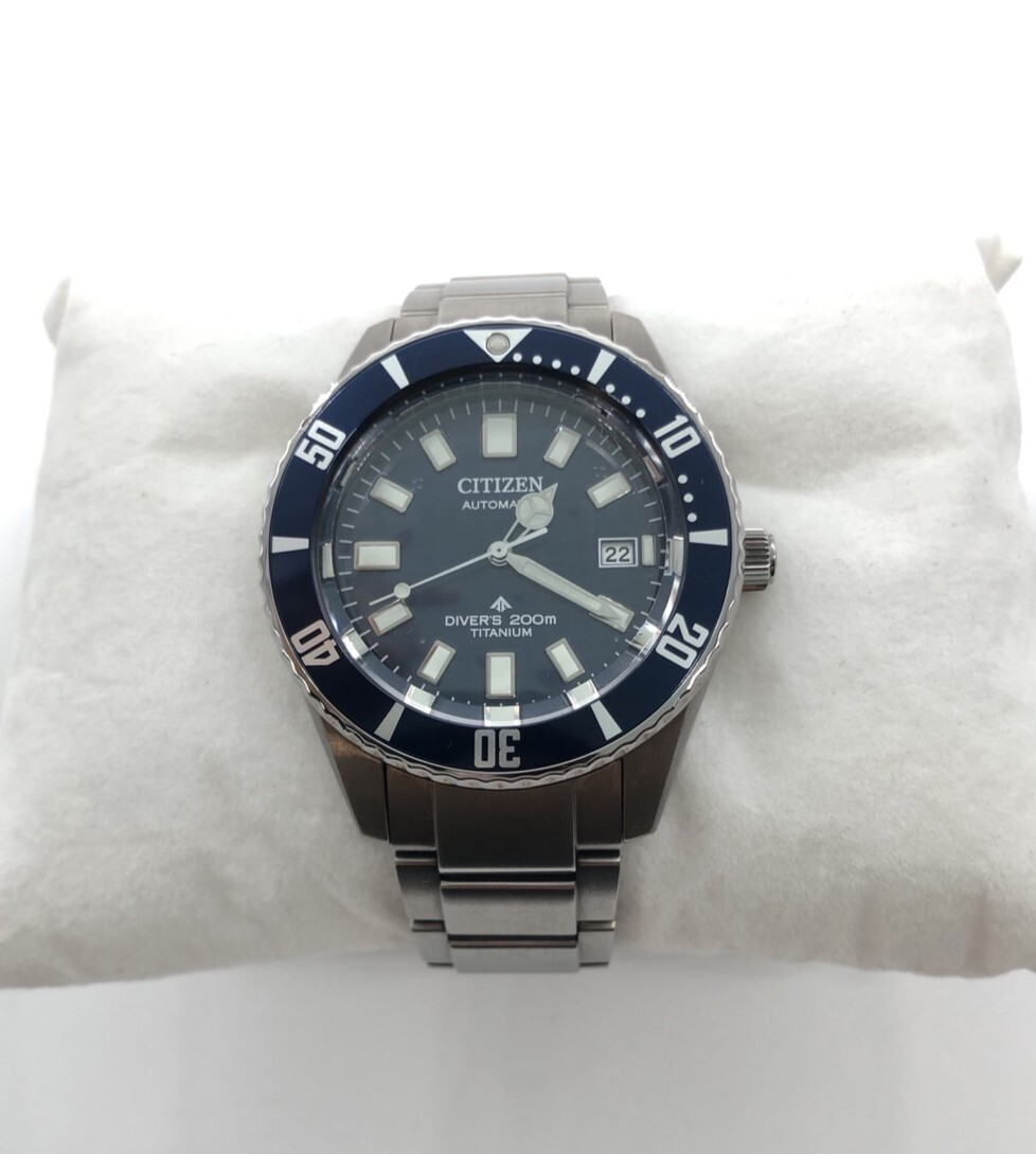 21621 稼働品 CITIZEN シチズン 腕時計 プロマスター 機械式自動巻 防水 ブルー フジツボダイバー NB6021-68L メンズ シルバー(プロマスター)｜売買されたオークション ...