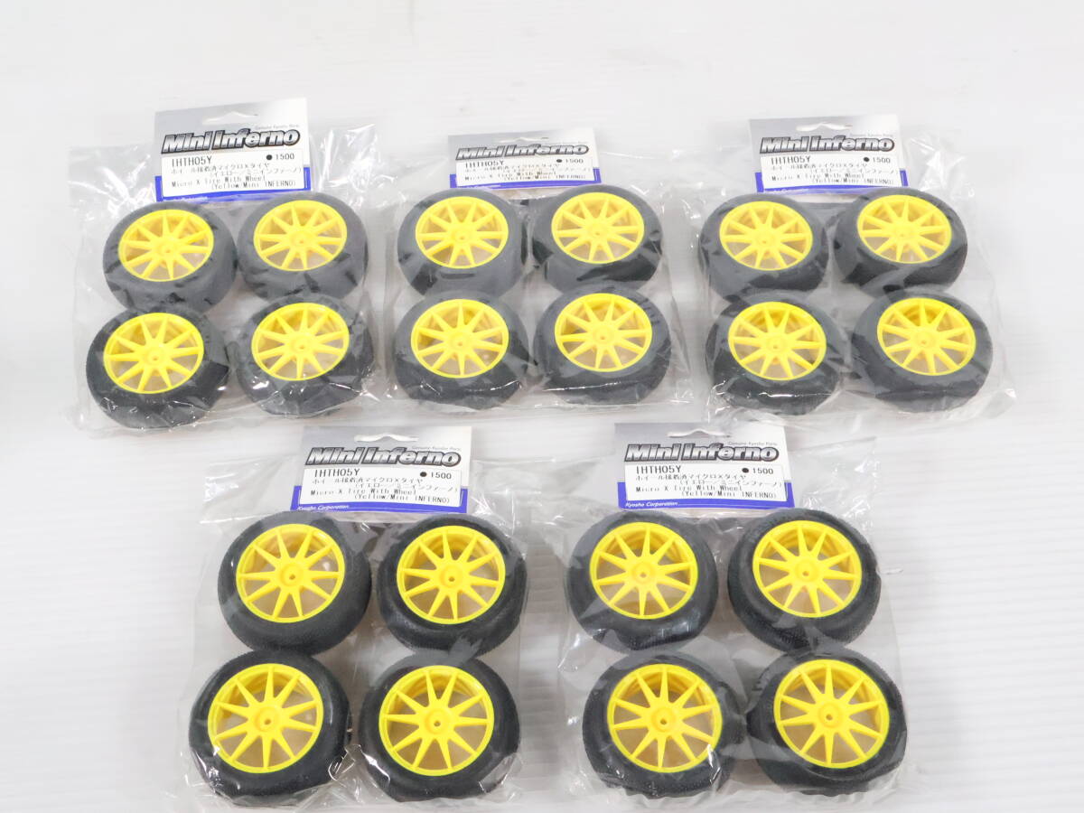 品 京商 KYOSHO ホイール接着済マイクロXタイヤ イエロー/ミニインファーノ IHTH05Y まとめて5点セット 部品 RC C505(タイヤ)｜売買されたオークション情報、yahooの ...