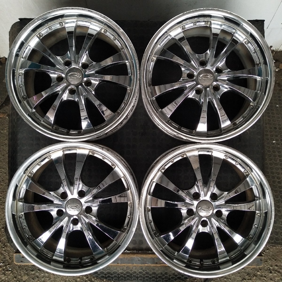 Yahoo!オークション - 管理番号 A10-173【4本価格】【18x8J 5x114.3 ET...