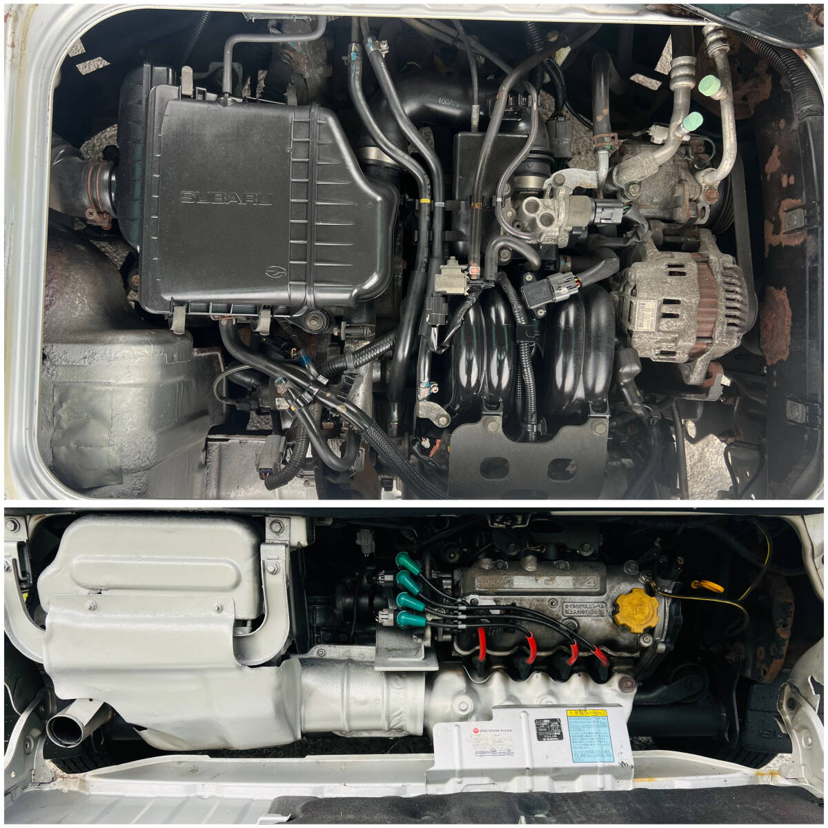 Yahoo!オークション - H22年EBD-TV2 サンバーバン4WD5速マニュアルパワ...