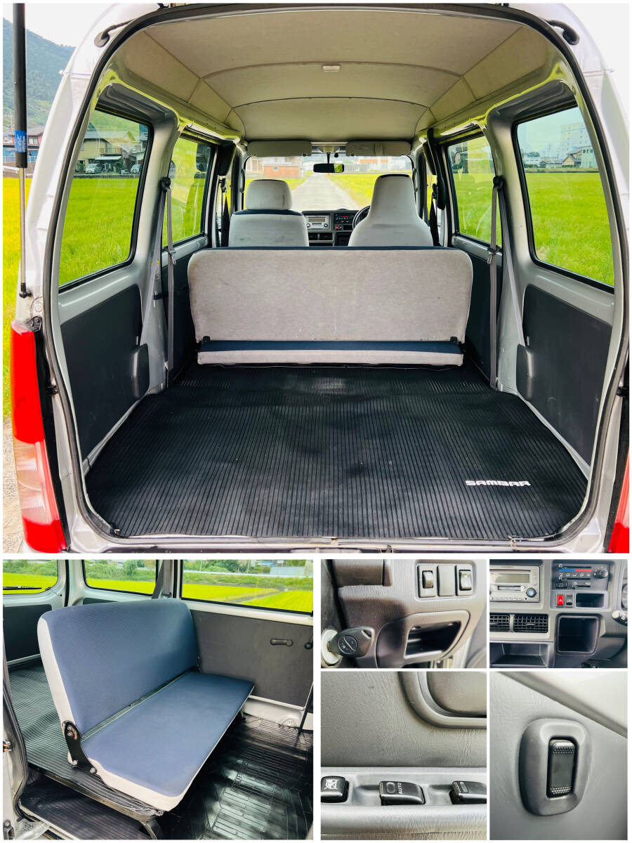 Yahoo!オークション - H22年EBD-TV2 サンバーバン4WD5速マニュアルパワ...