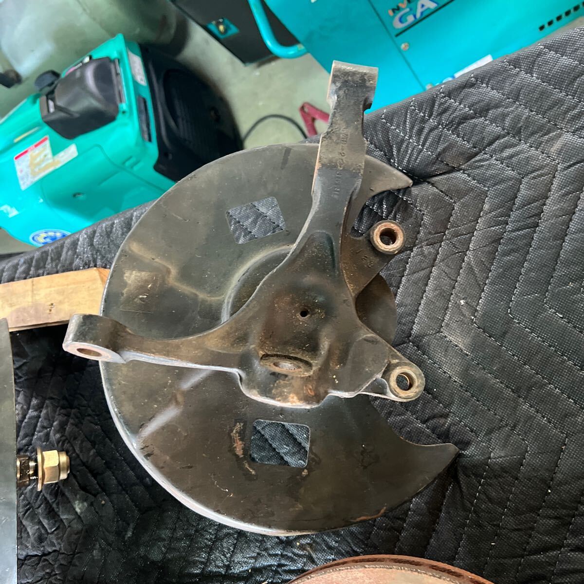 Yahoo!オークション - シルビア S13 5穴化 純正ナックル ロータ付き AB...