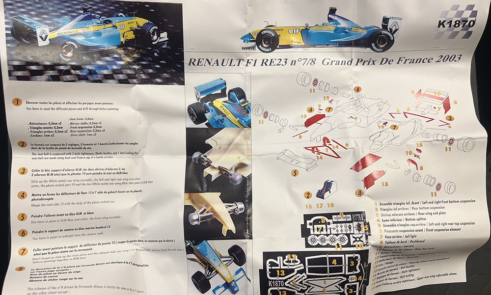 Yahoo!オークション - 1/43 Renault R23 F1 2003 kit (PROVENCE MOULAG...