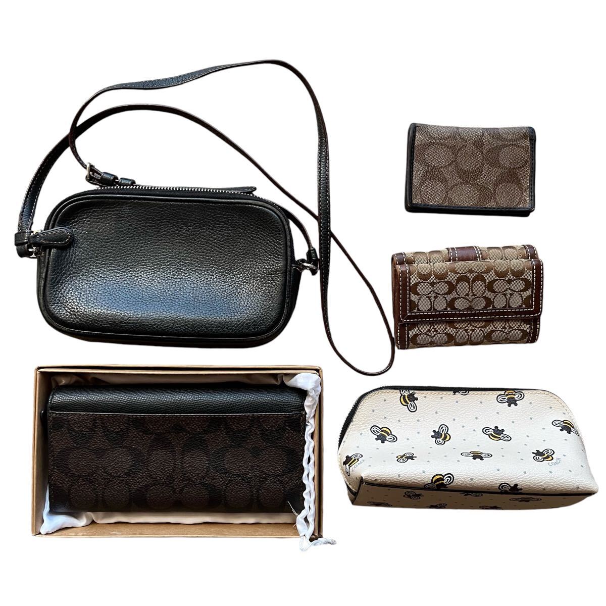 Yahoo!オークション - 1円 【64】coach コーチ ハンドバッグ ショルダ...