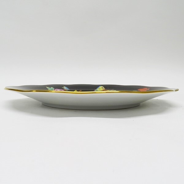 Yahoo!オークション - #anv ヘレンド HEREND プレート 皿 6枚 19cm 黒...