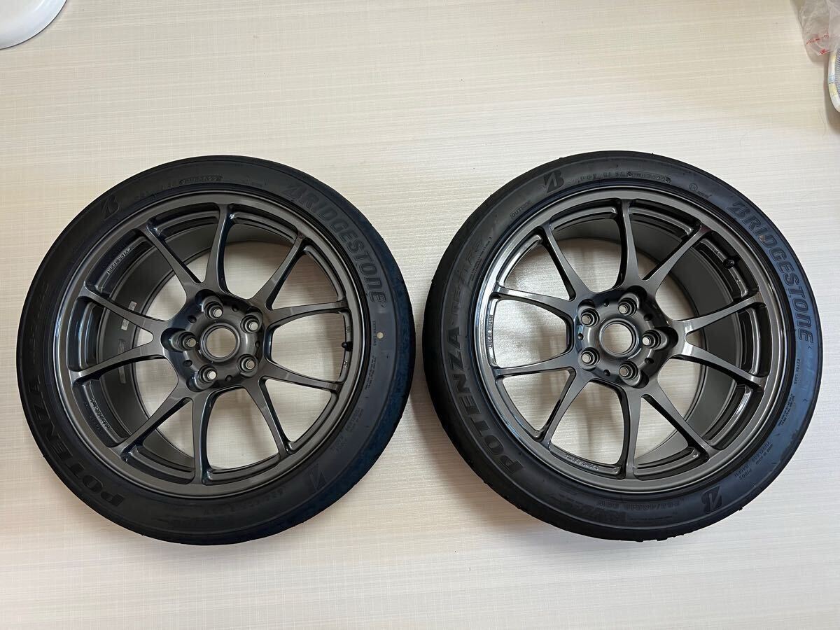 Yahoo!オークション - TWS T66F 18インチ 9.5J +40 2本 114.3 5H RE71R...