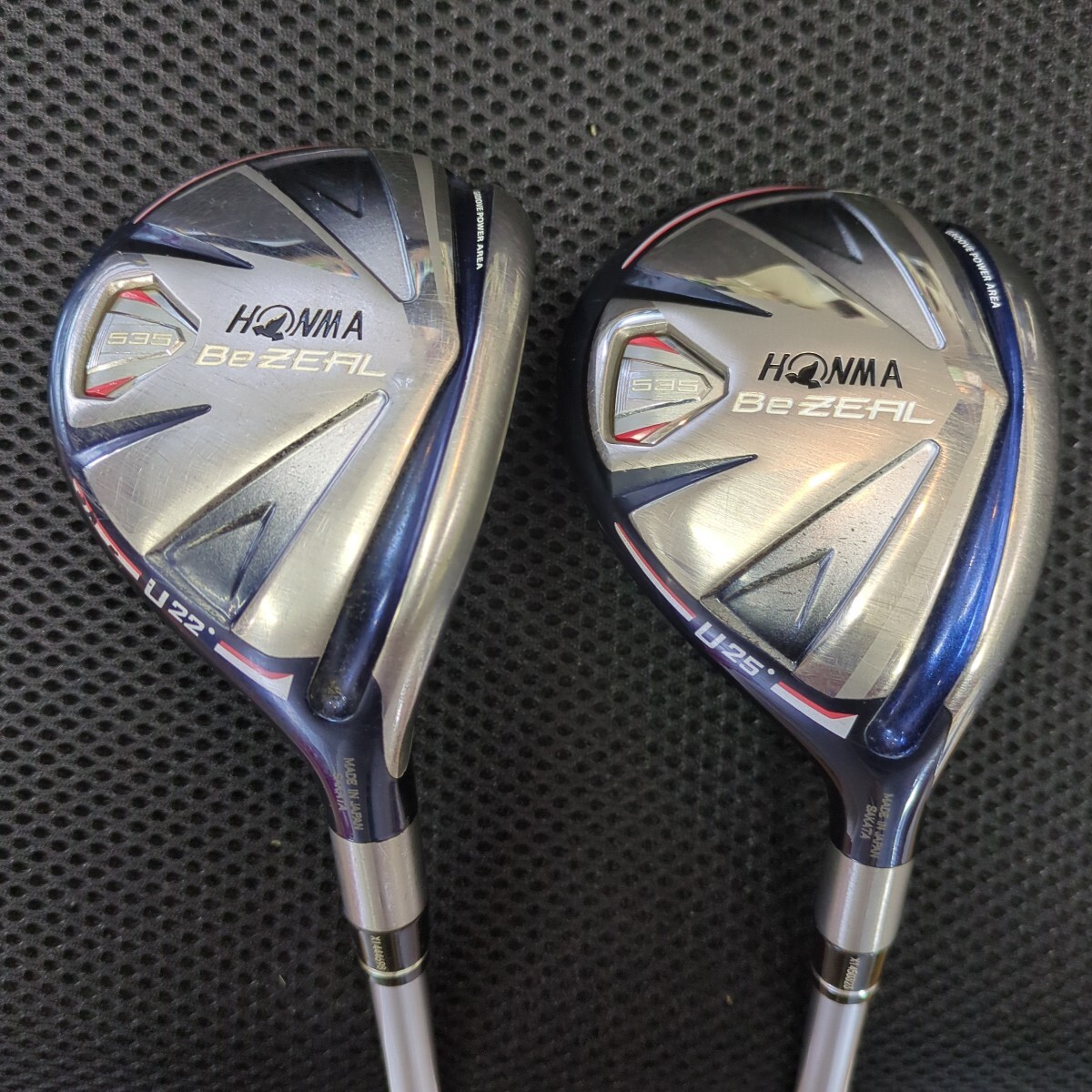 Yahoo!オークション - ホンマ Be ZEAL 535 U22°U25° VIZARD 48R