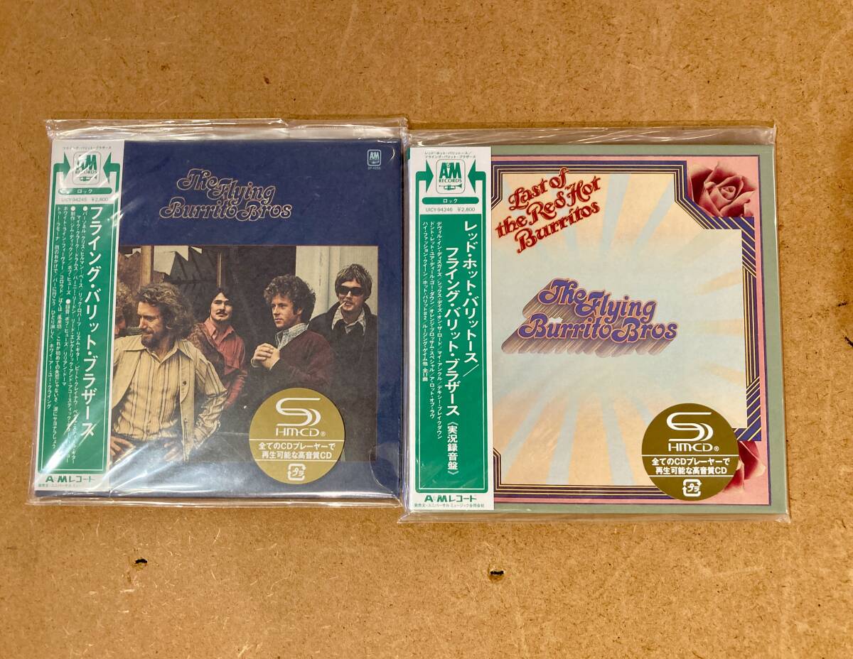 極 廃盤/紙ジャケSHM-CD The Flying Burrito Bros フライング ブリトウ ブラザーズ CD 2タイトル UICY-94245/40th記念限定盤(フォーク ...