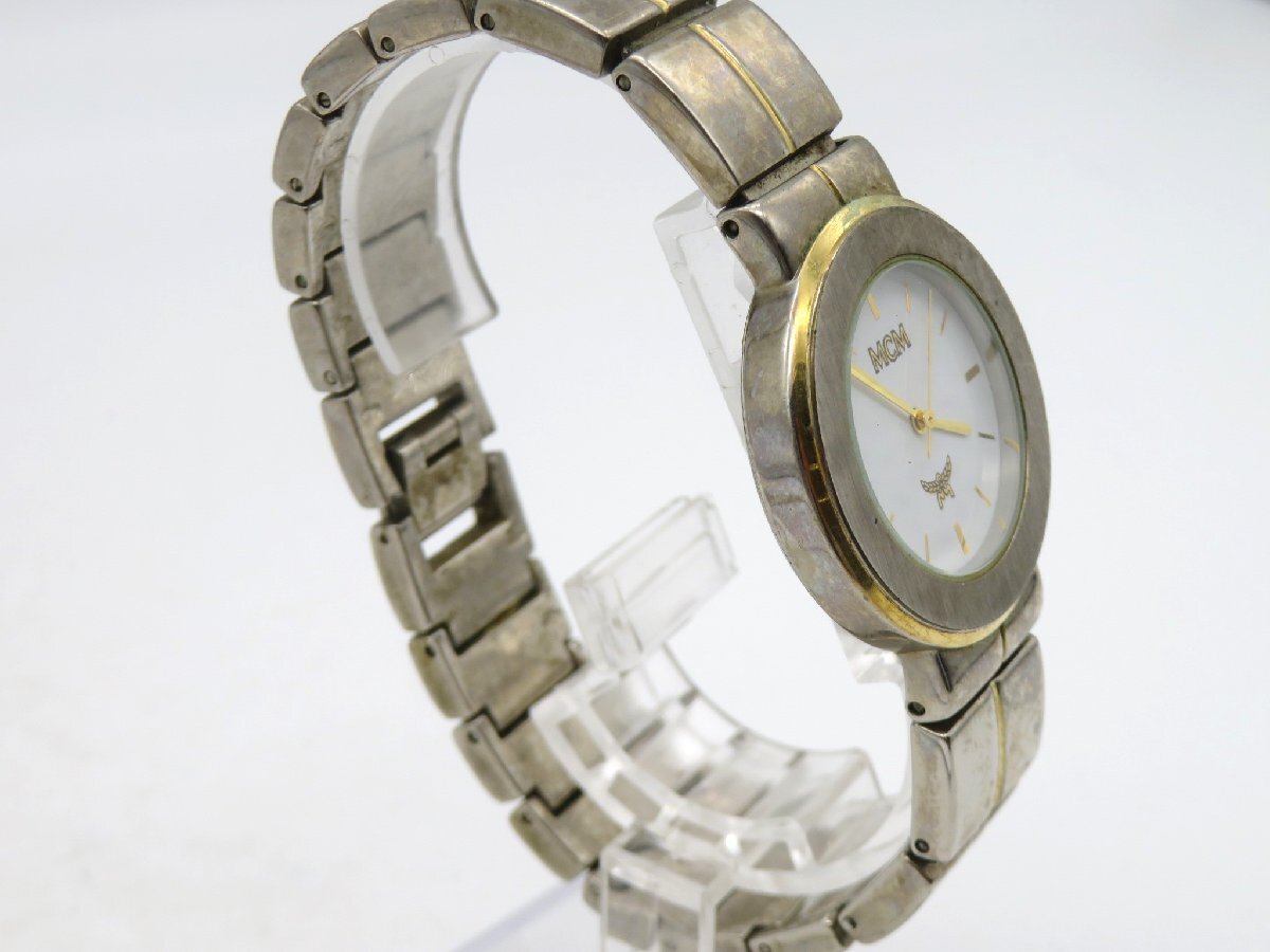 Yahoo!オークション - \1 稼働 MCM 6991 ホワイト クオーツ ユニセック...