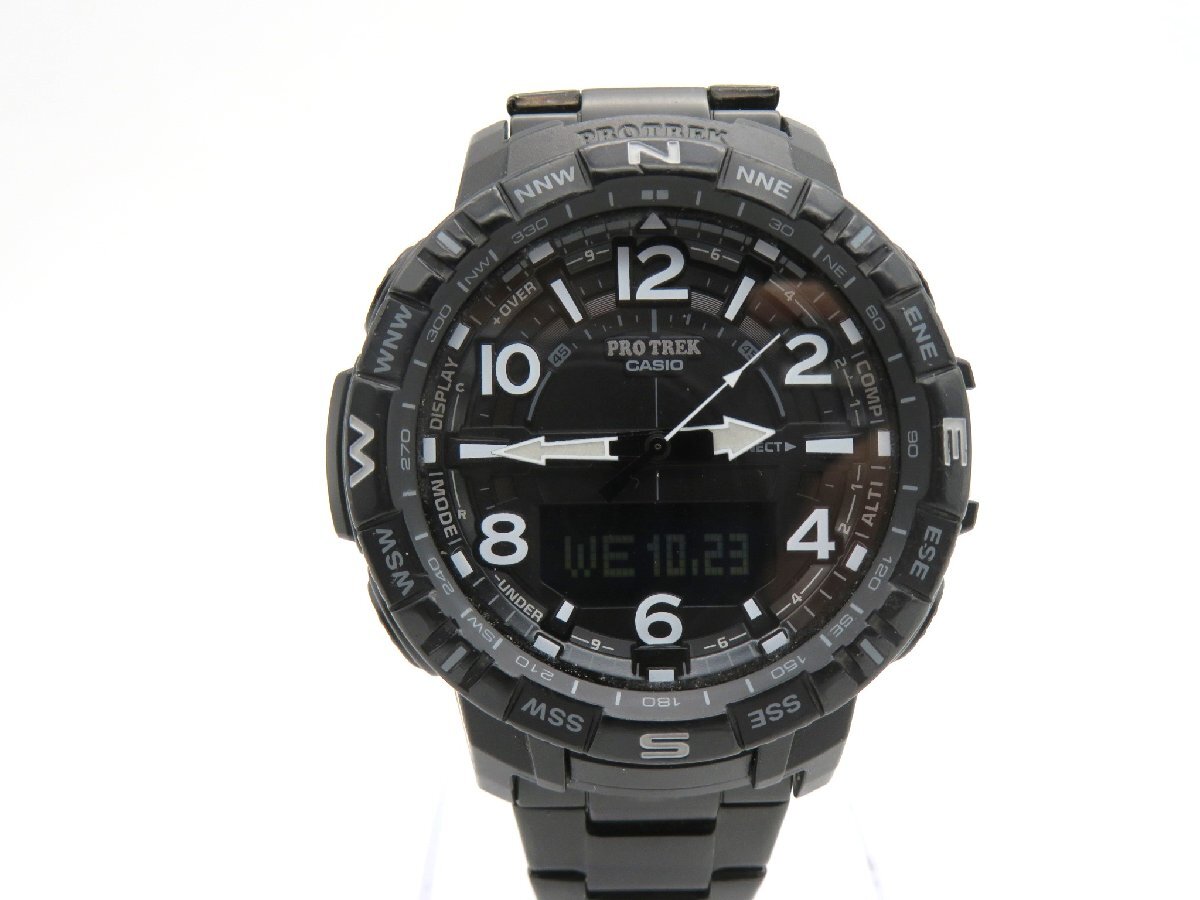 Yahoo!オークション - \1 稼働 カシオ PRT-B50 プロトレック ブラック ...