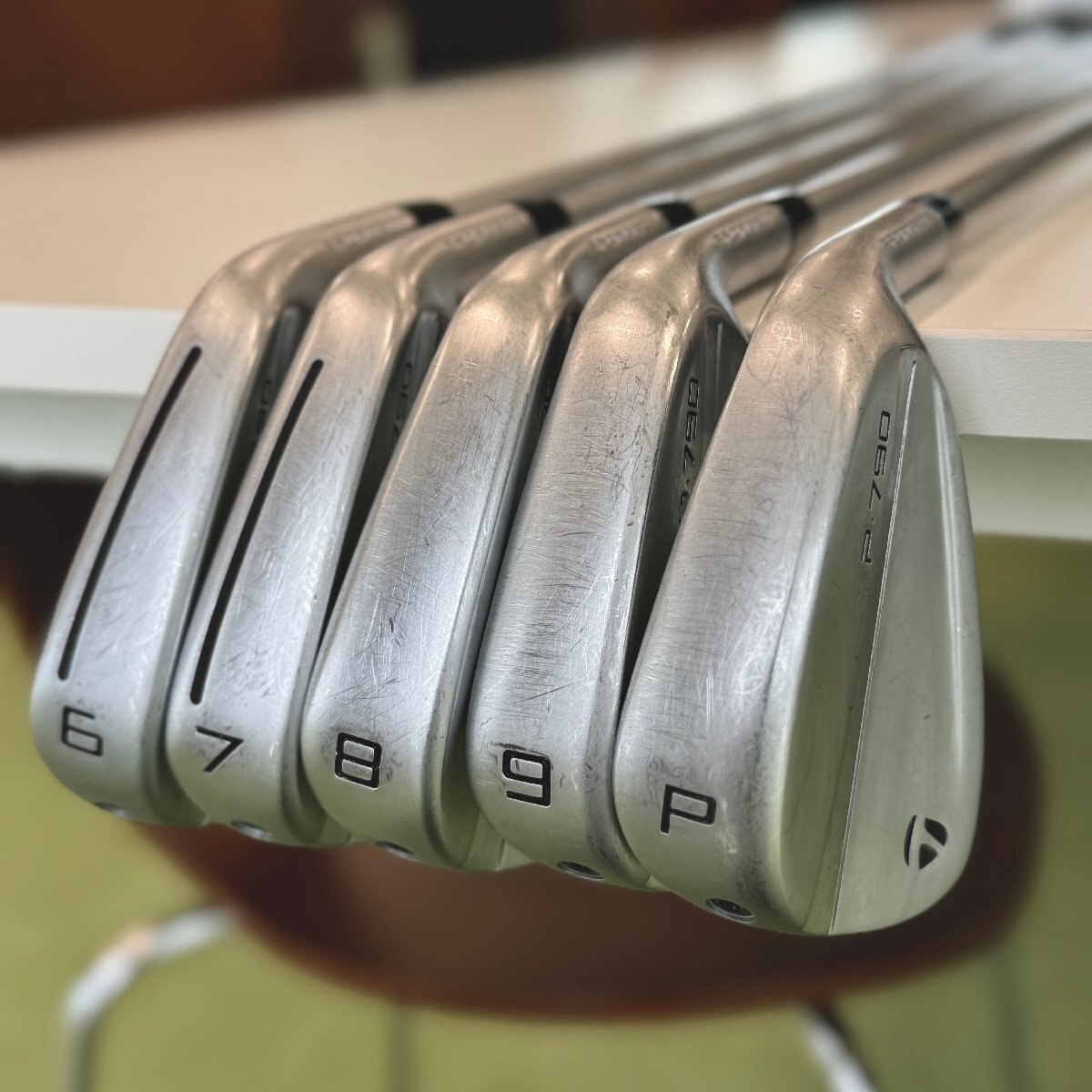 Yahoo!オークション - テーラーメイド P790 アイアン【6-PW 5本組】fuj...