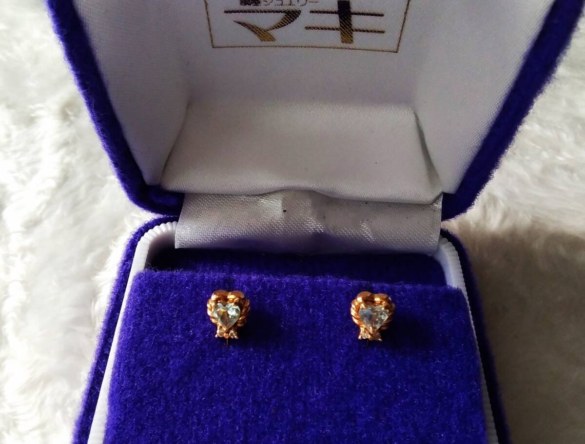 K18 アクアマリン イヤリング ジュエリーマキ ネジ式 1.8g 18金 イエローゴールド(イエローゴールド)｜売買されたオークション情報、yahooの商品情報をアーカイブ公開 ...