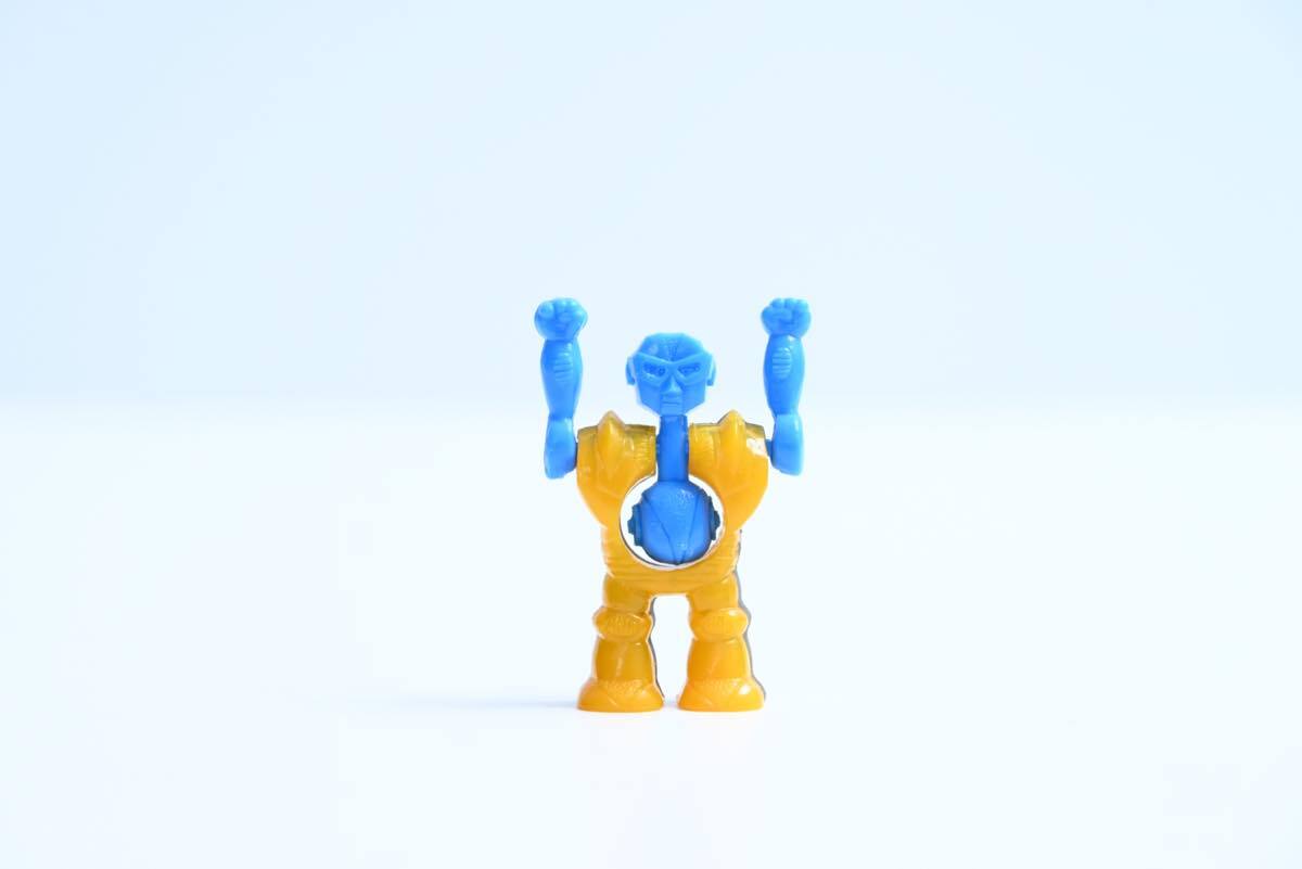 Yahoo!オークション - 6)21.11139 希少 グリコ おまけ アクションロボ...