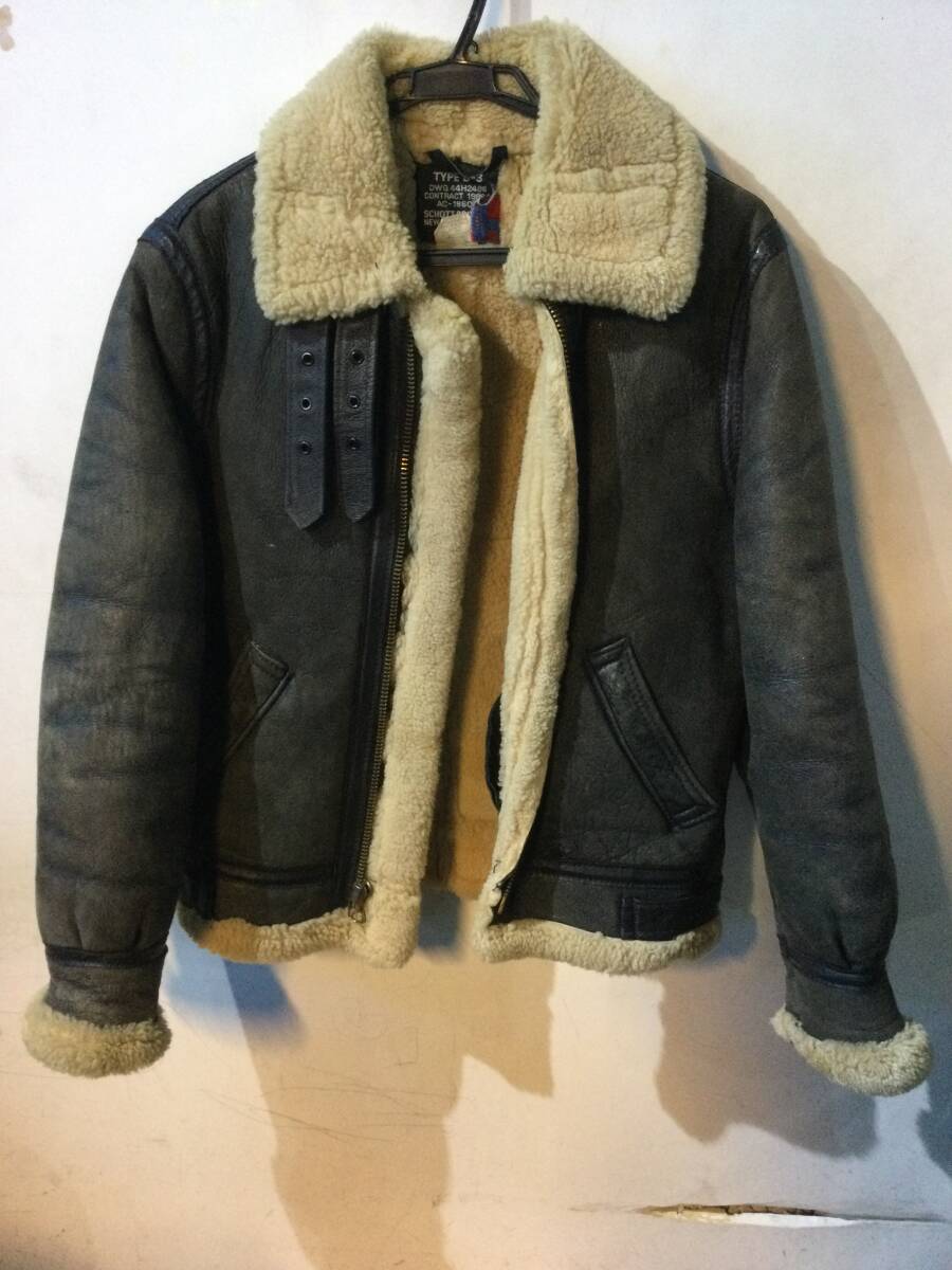 Bー3 SCHOTT ショット フライトジャケット 表記34サイズ 黒色(その他)｜売買されたオークション情報、yahooの商品情報をアーカイブ公開 - オークファン（aucfan.com）