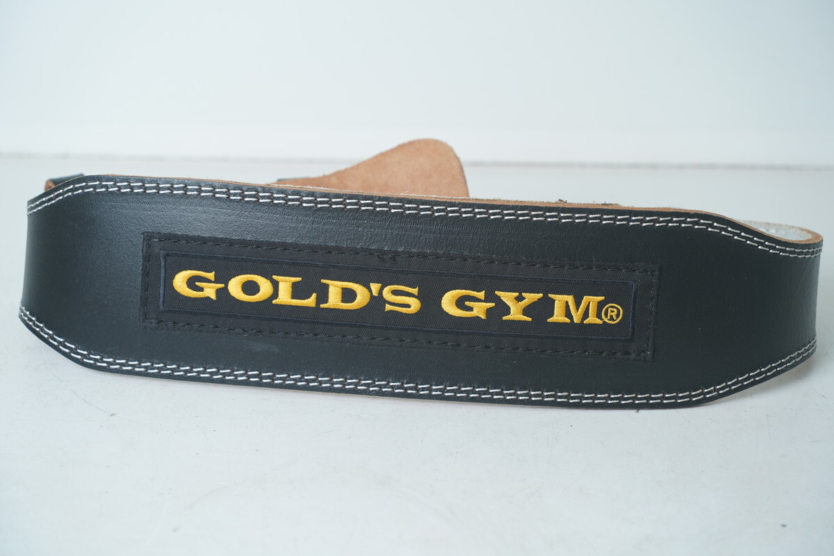 Yahoo!オークション - 1239 GOLDS GYM トレーニングベルト パワーベル...