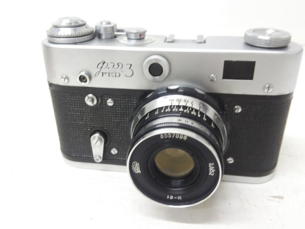 Yahoo!オークション - 11597 FED 3 フィルムカメラ ボディレンズ シャ...