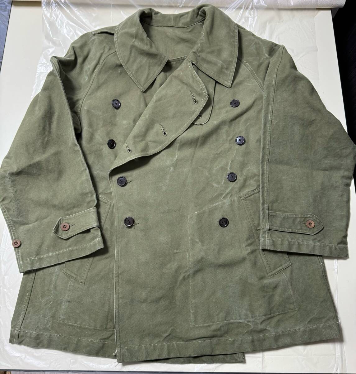 Yahoo!オークション - FRENCH ARMY フランス軍 M-38 MOTORCYCLEJACKET ...