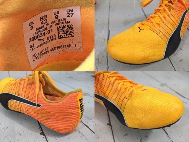 Yahoo!オークション - 【10yt325】陸上競技用スパイクシューズ PUMA プ...