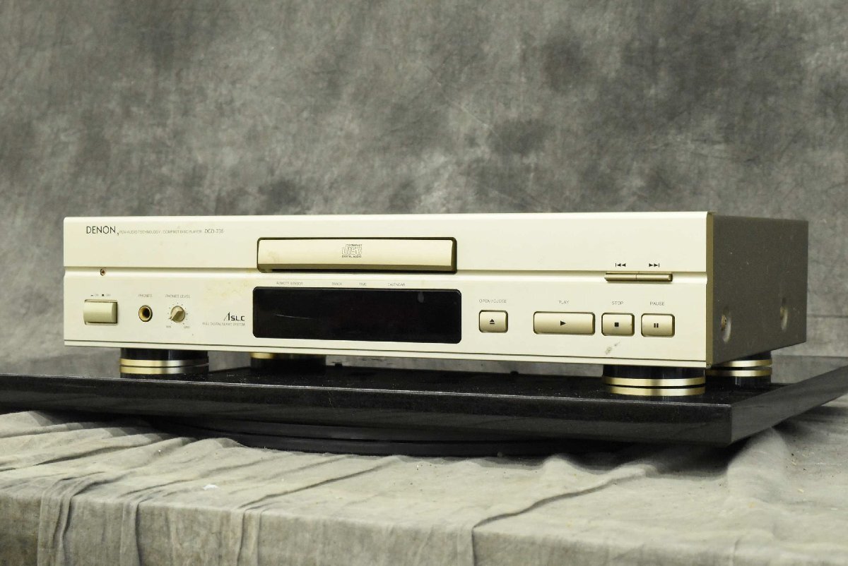 Yahoo!オークション - F DENON デノン DCD-735 CDプレーヤー 中古