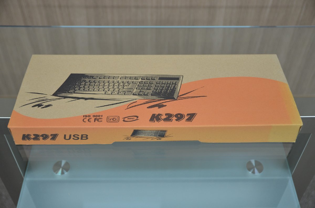 Yahoo!オークション - MIC K297 USBキーボード 未使用開封品×1枚 （78...
