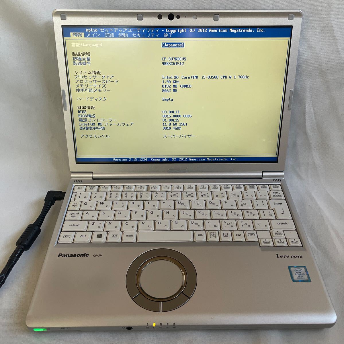 Yahoo!オークション - b13 Panasonic Let note sv7